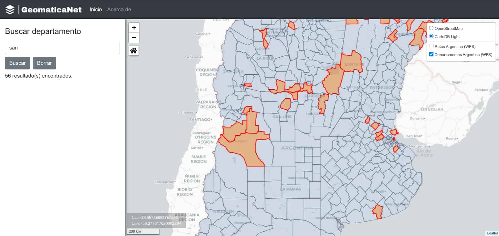 Geomaticanet.com - Desarrollo web, Webmapping, SIG, Formación Online